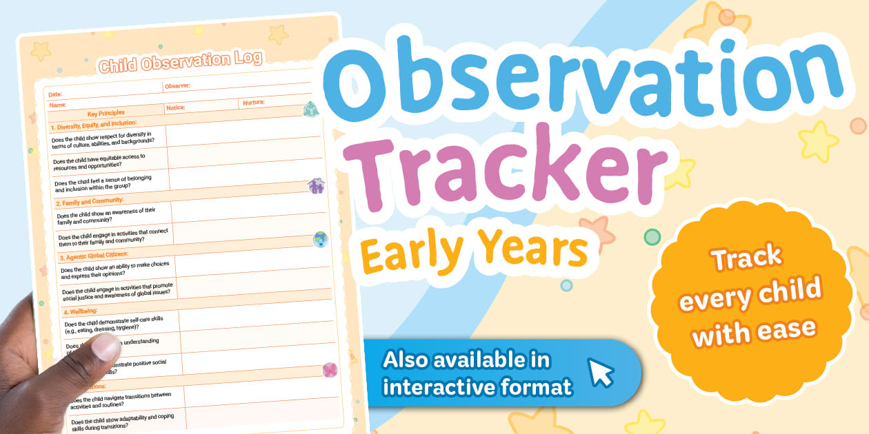 Early Years Observation Tracker