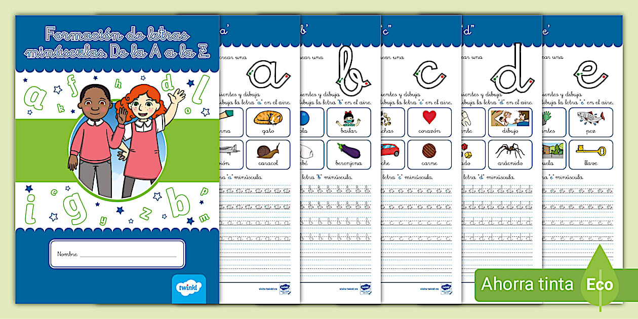 Fichas de caligrafía para imprimir en PDF - Twinkl