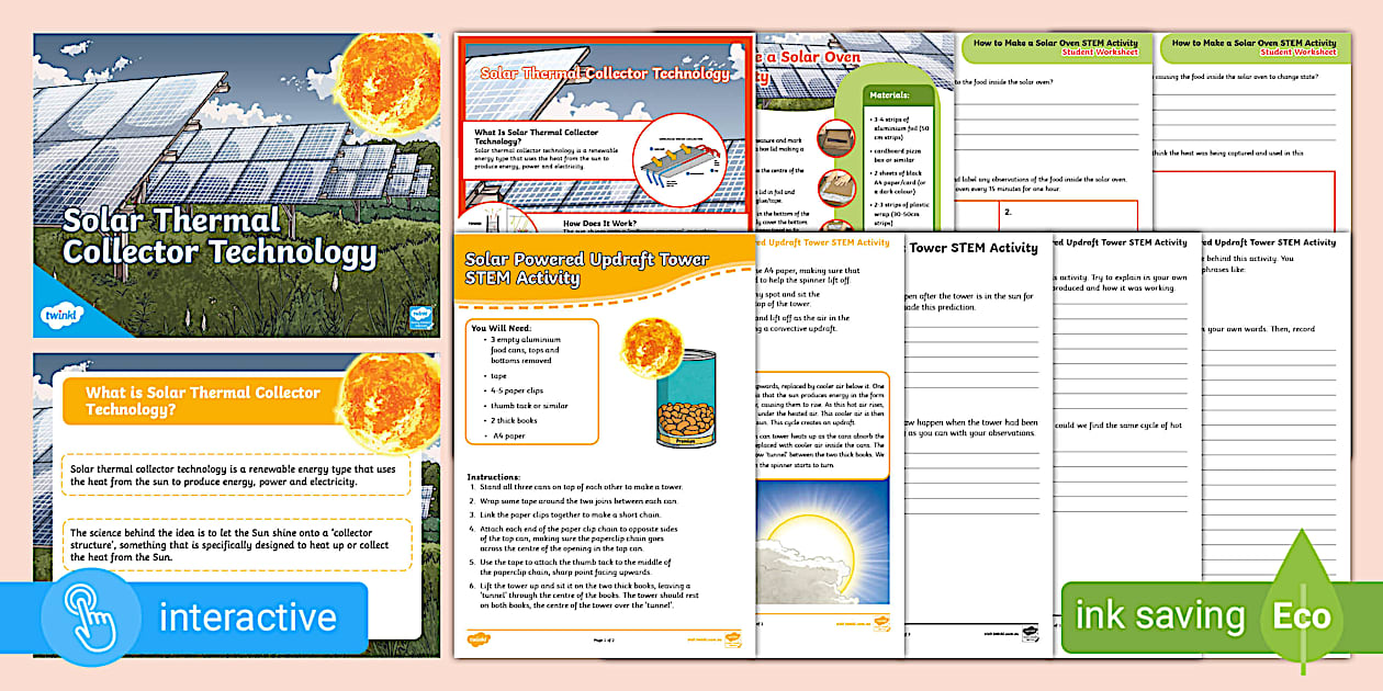 Solar Thermal Energy STEM Resource Pack | Renewable Energy