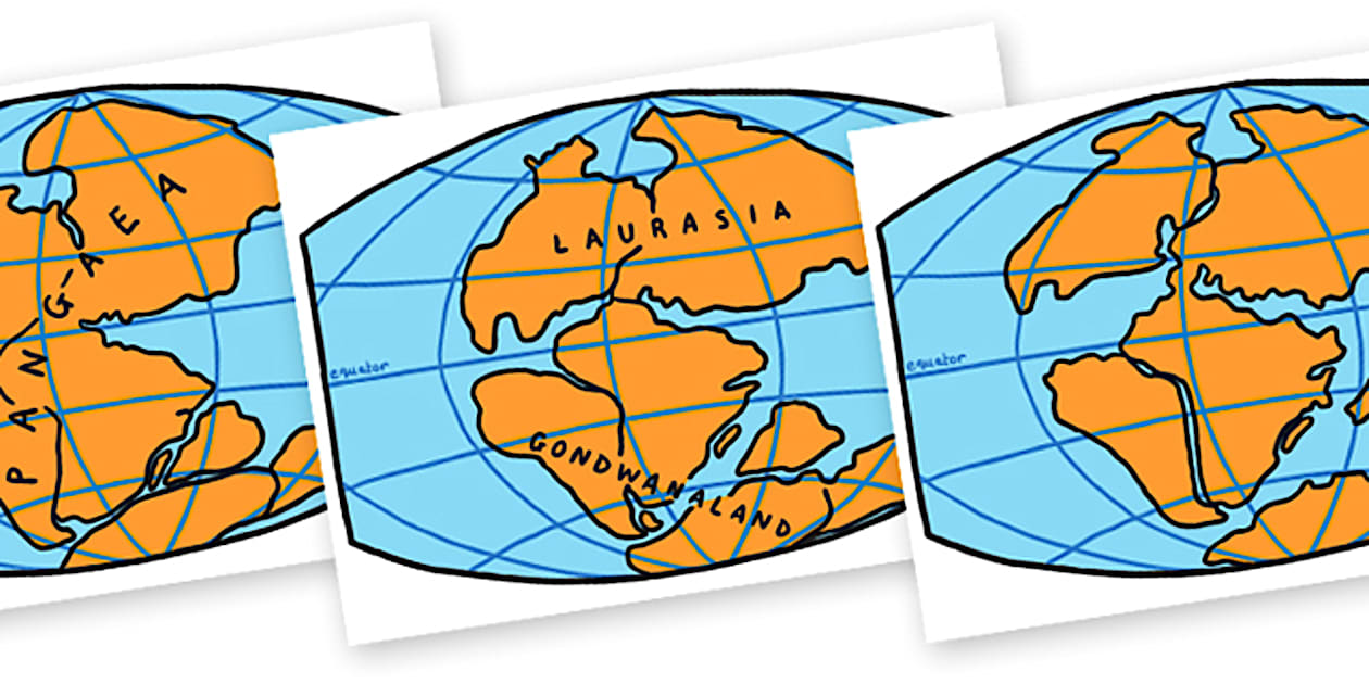 Continental Change Maps (teacher made) - Twinkl