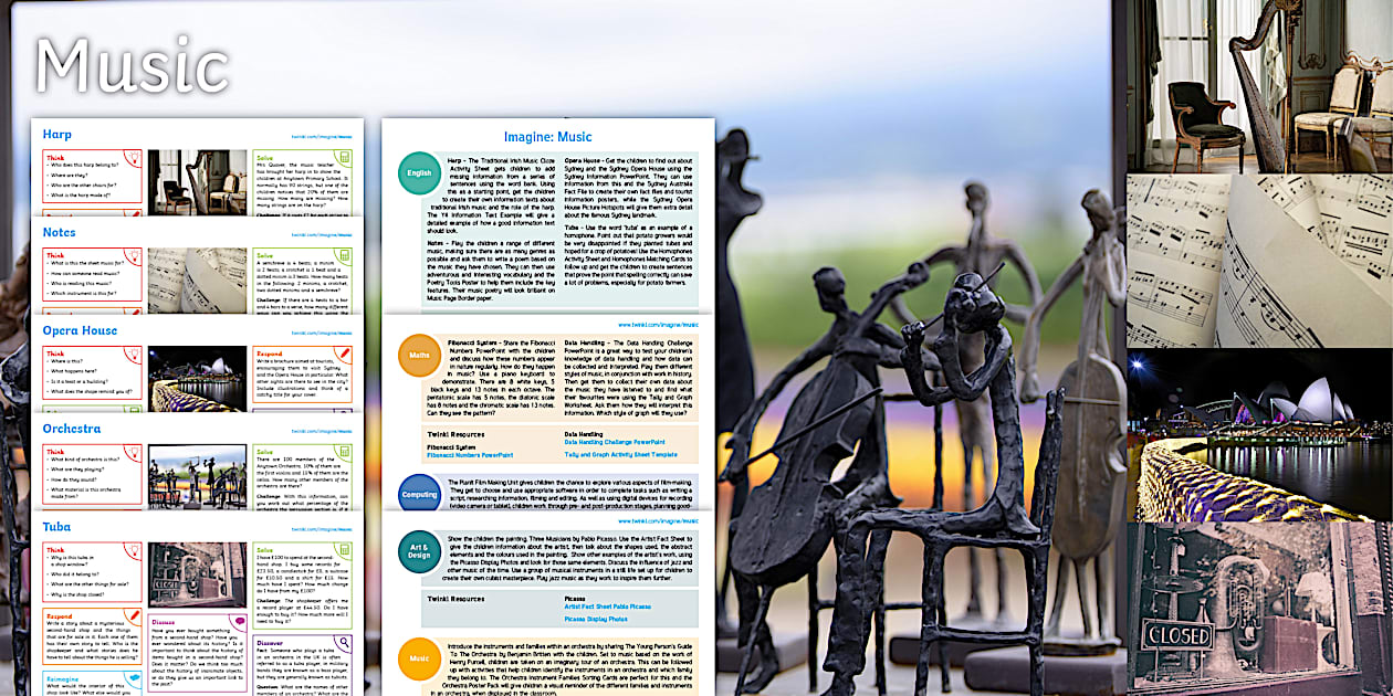 Imagine Music Pack | General Music Lesson Plans | Age 7–11