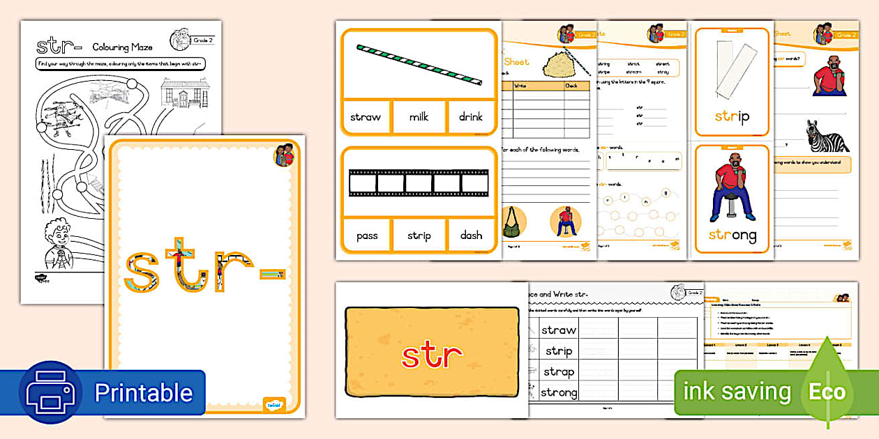 Grade 2 Phonics Pack str- (Hecho por educadores) - Twinkl