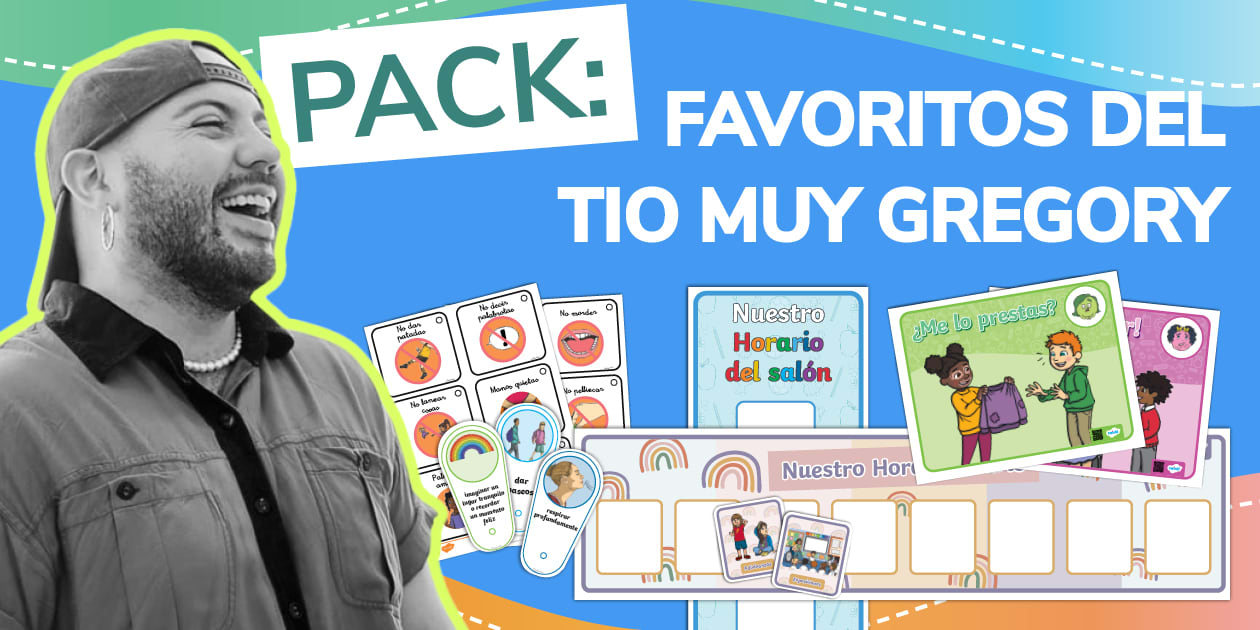 Pack Recursos | Tío Muy Gregory | Apoyo pdicopedagógico
