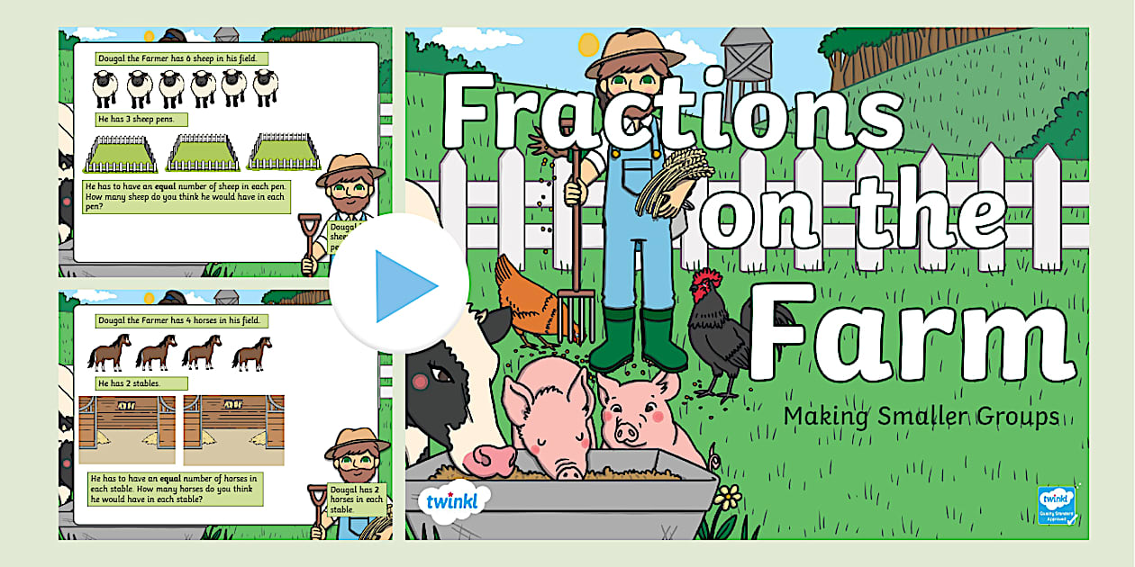 Making Smaller Groups with Fractions of the Farm PowerPoint