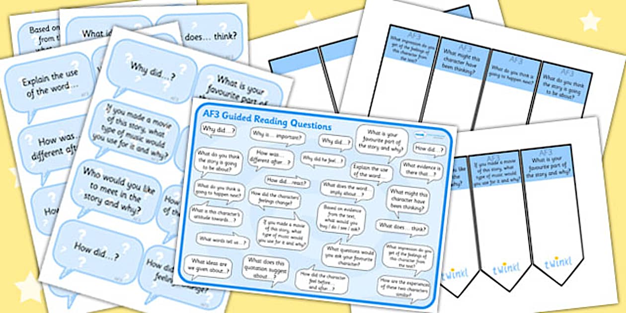 AF3 Guided Reading Resource Pack - Twinkl