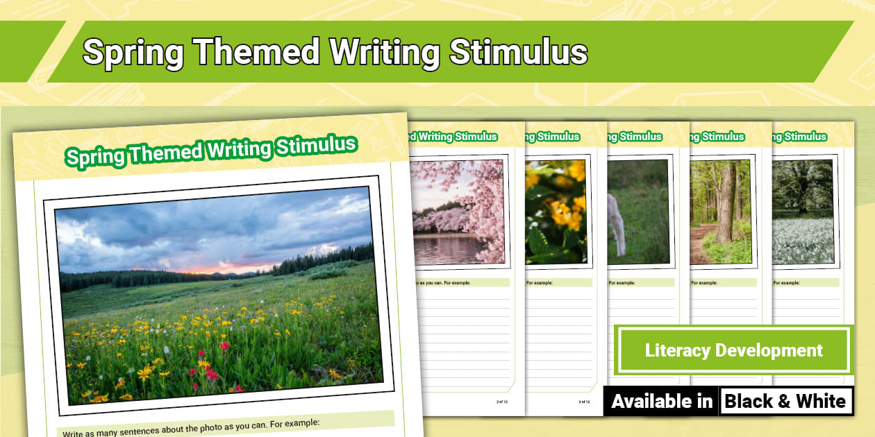 Spring Themed Writing Stimulus Activity