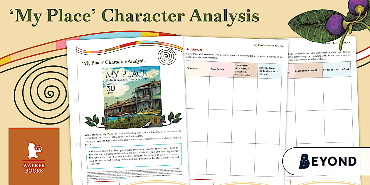 'My Place' by Nadia Wheatley - Character Analysis