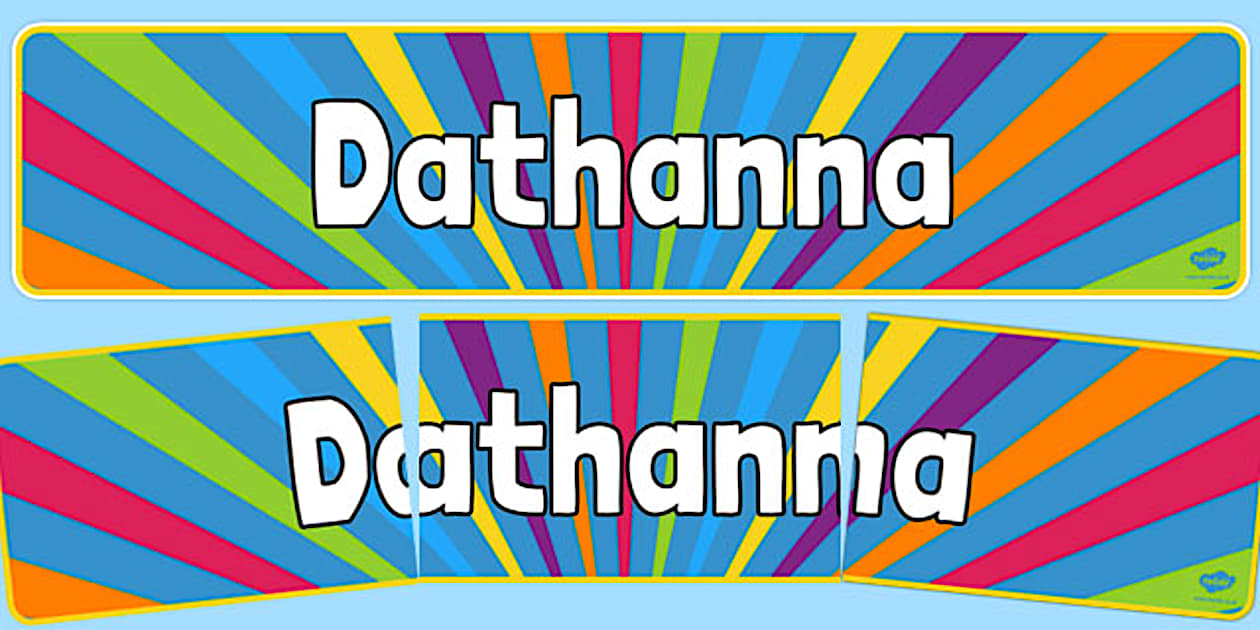 Cursive Irish Colours Banner (teacher made) - Twinkl