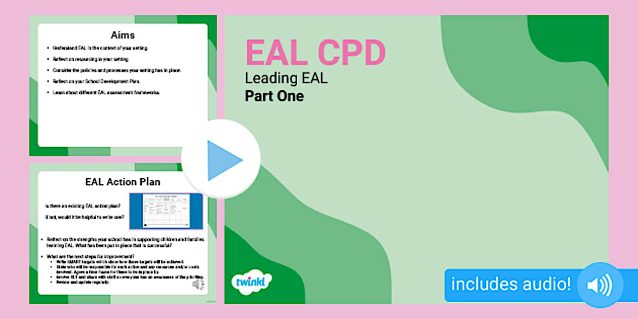 EAL CPD: Leading EAL (Part 1) (teacher made) - Twinkl
