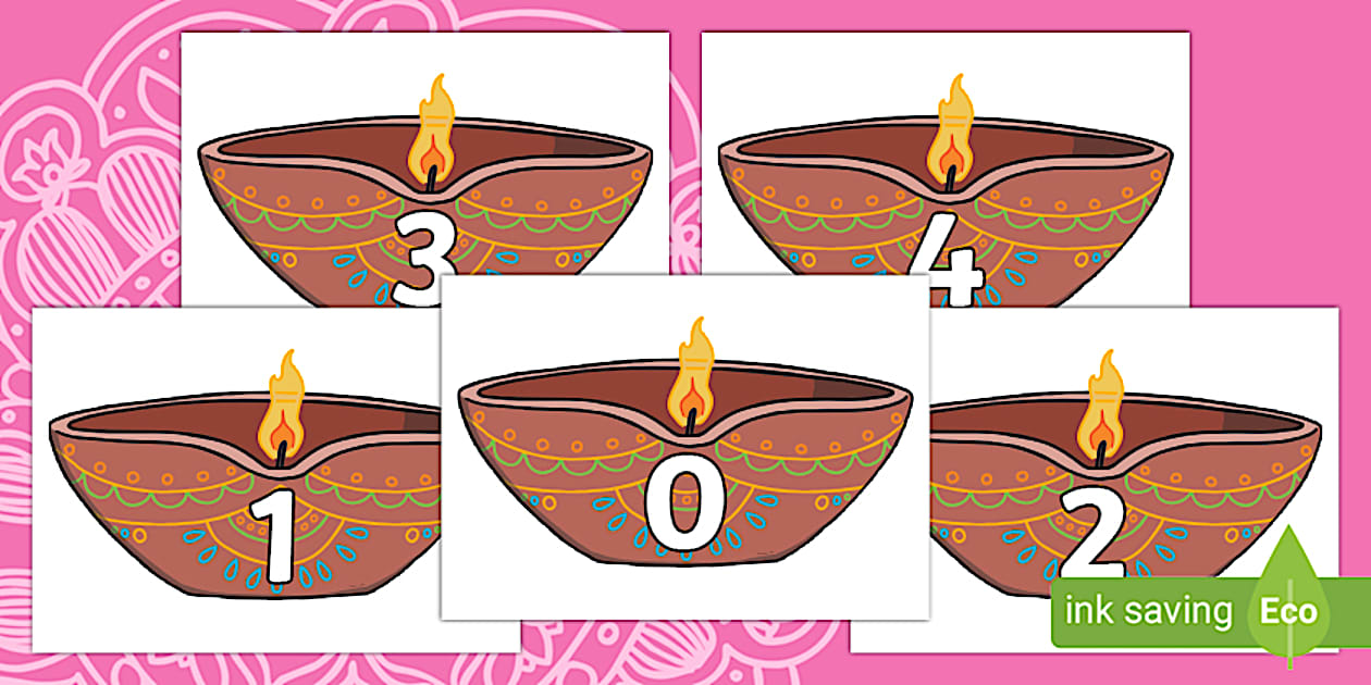 Editable Numbers 0-30 on Diva Lamps (teacher made) - Twinkl
