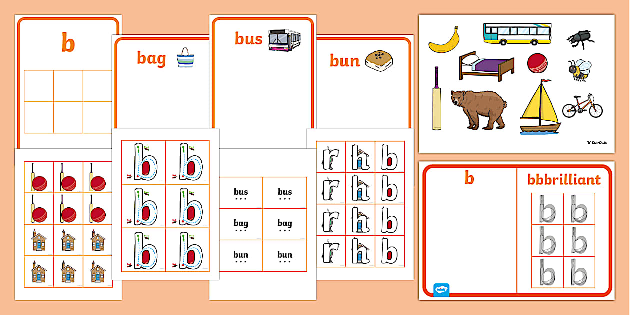 'b' - Level 2 Phonics SEND Workstation Pack (teacher made)