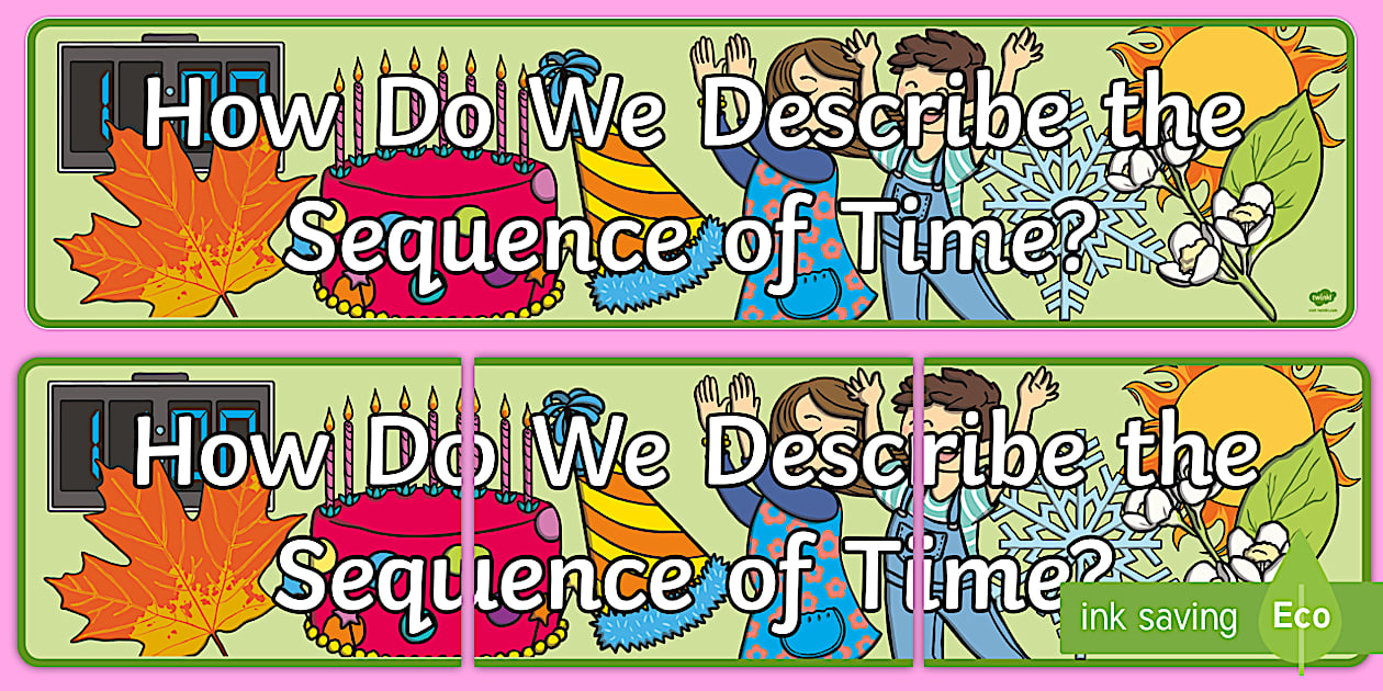 QLD How Do We Describe the Sequence of Time? Display Banner