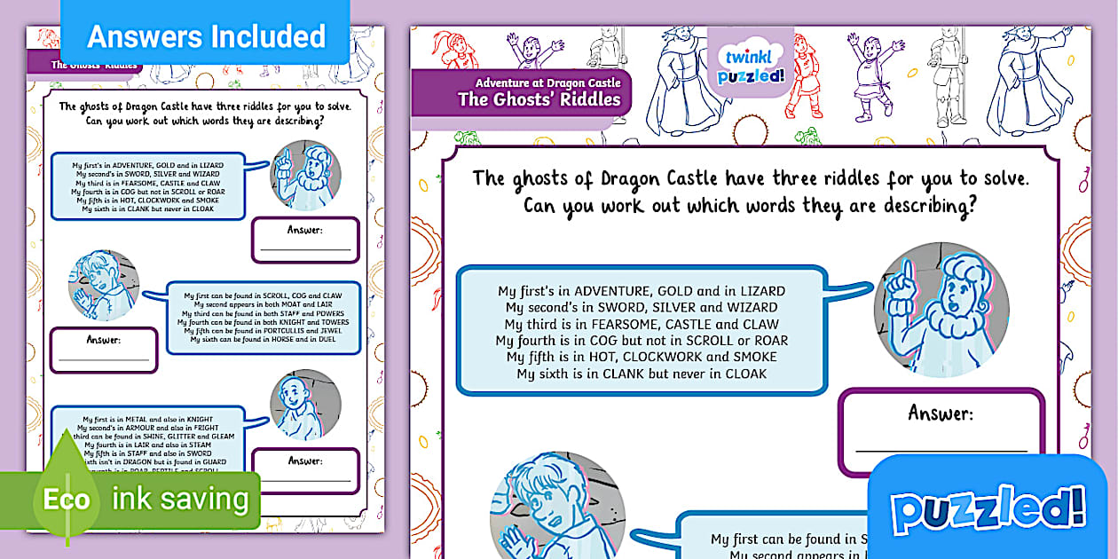 Clever Riddles - Twinkl - Kids Puzzles (teacher made)