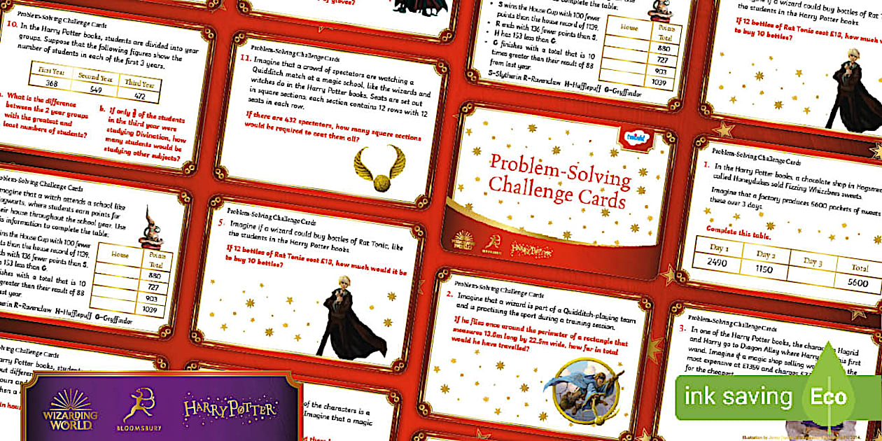 FREE! - 👉 Harry Potter Challenge Cards | Bloomsbury Publishing