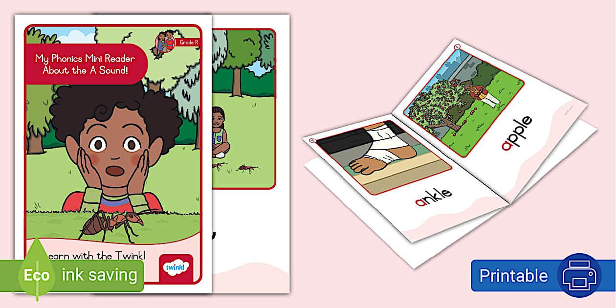 Gr. R Phonics Mini Reader: A Sound (Teacher-Made) - Twinkl