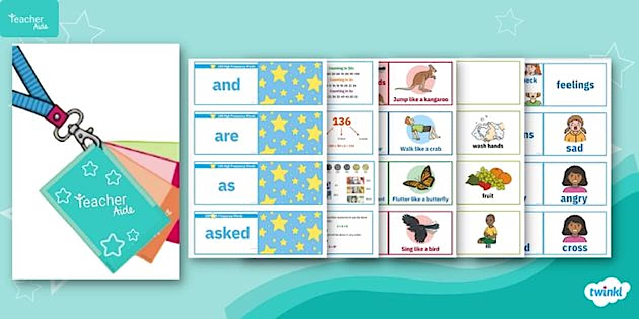 Personalised Teacher Lanyard Resource Pack (teacher made)