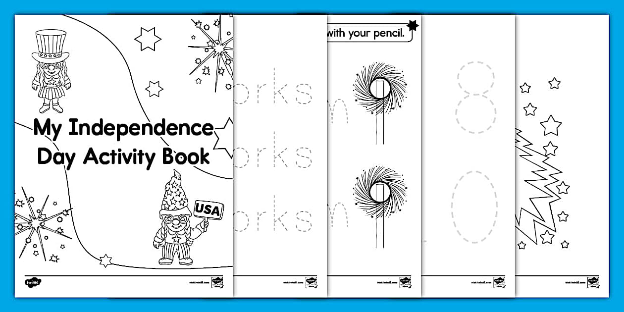 4th of July Fine Motor Skills Activity Booklet | Twinkl USA