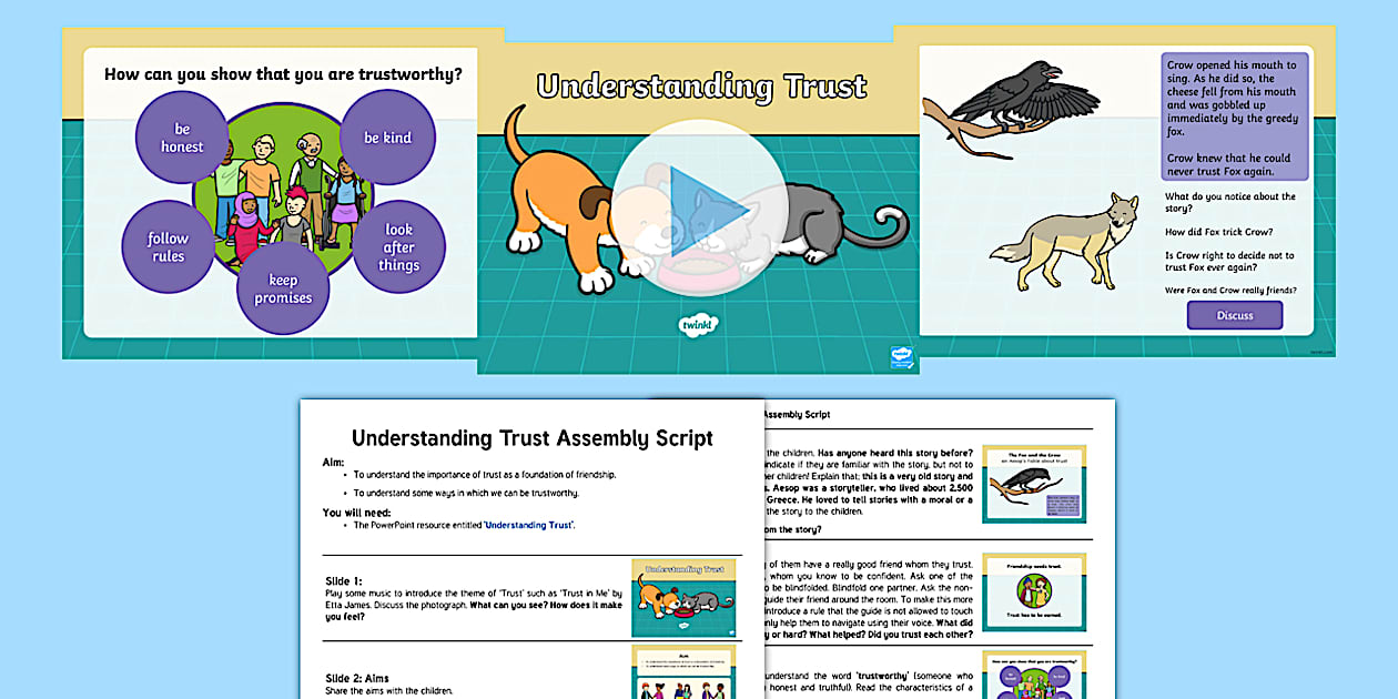 Trust Whole School Assembly Pack (teacher made) - Twinkl