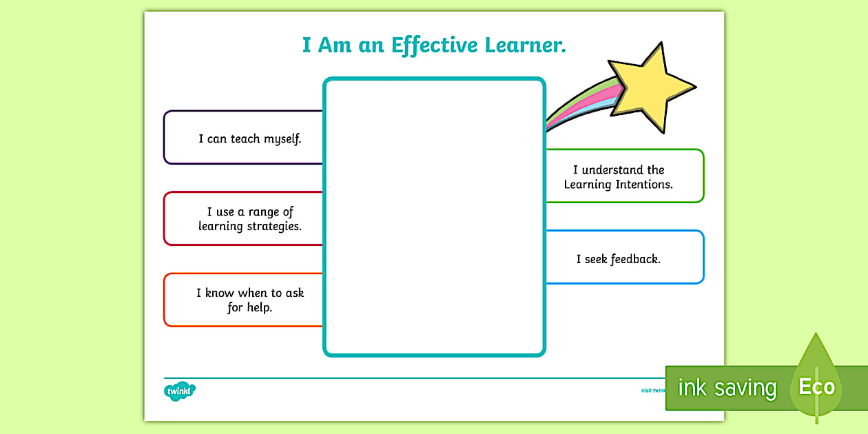I am an Effective Learner Visual Aid - Twinkl
