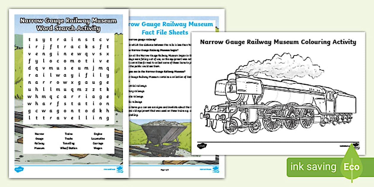 Narrow Gauge Railway Museum Activity Pack | Twinkl - Twinkl