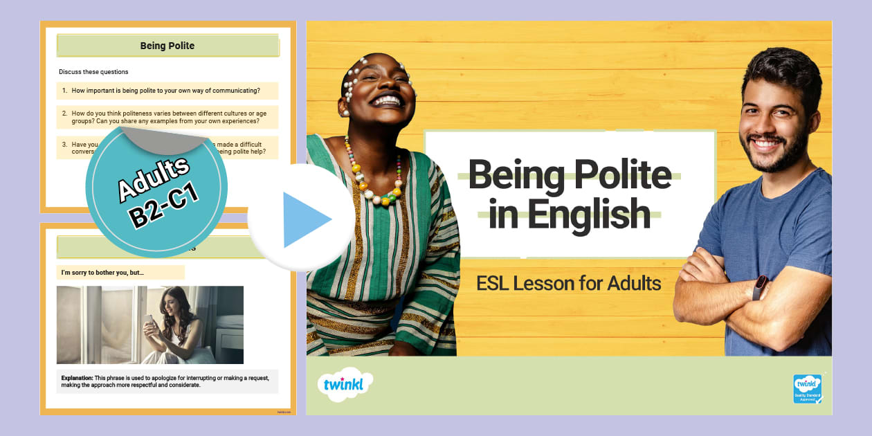 ESL Being Polite in English [Adults B2-C1] (Teacher-Made)