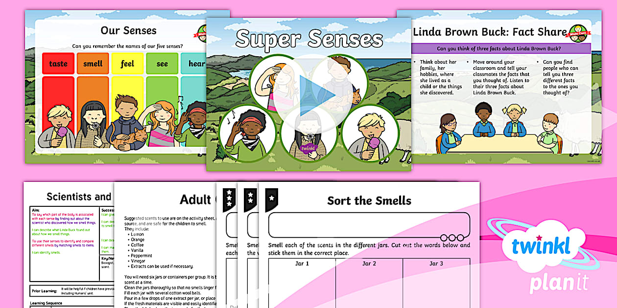 Science: Scientists and Inventors: Super Senses Year 1 Lesson Pack 8