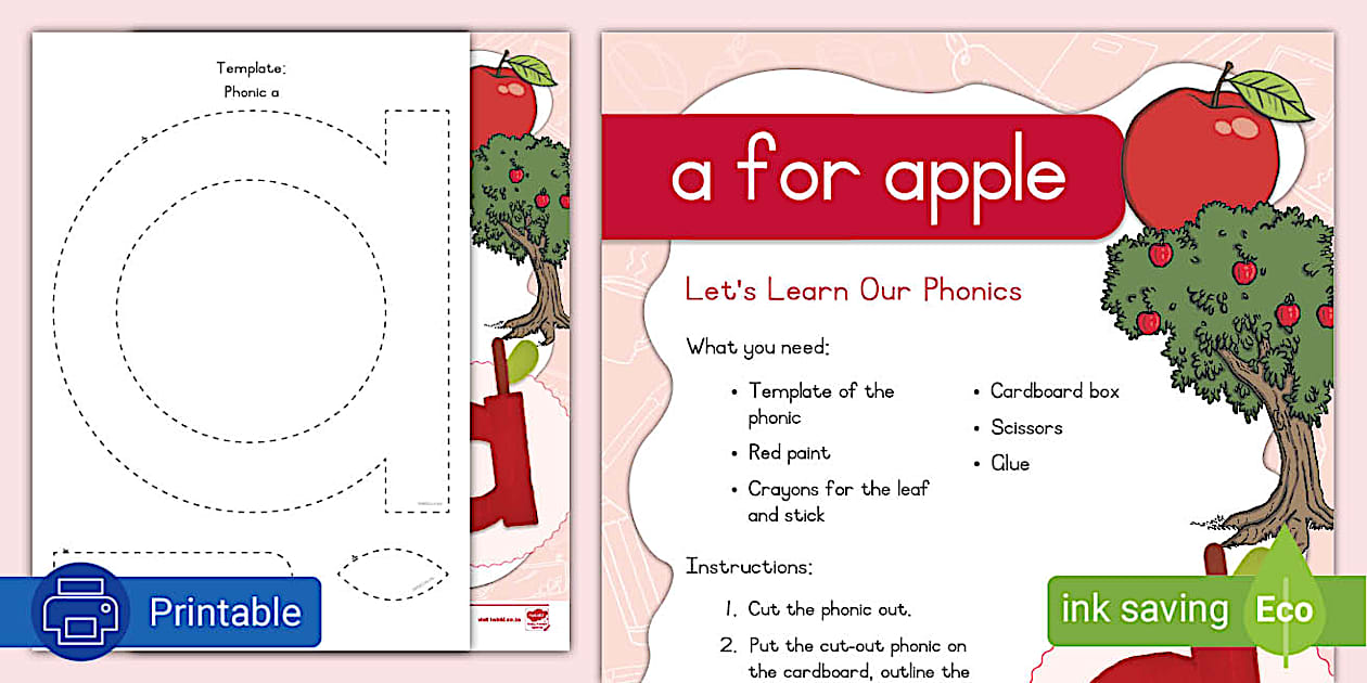 Grade R Phonics - Sensory Association - Letter a (CAPS)