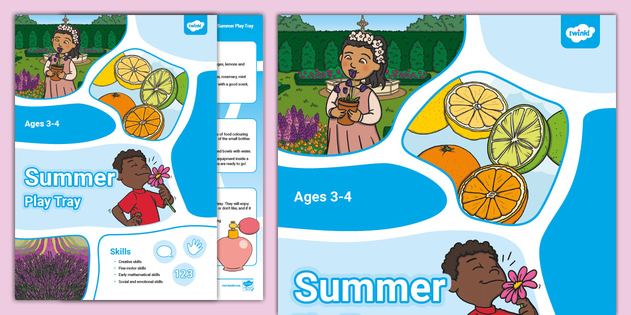 NI EYFS Age 3-4 Play Tray: Summer (teacher made) - Twinkl