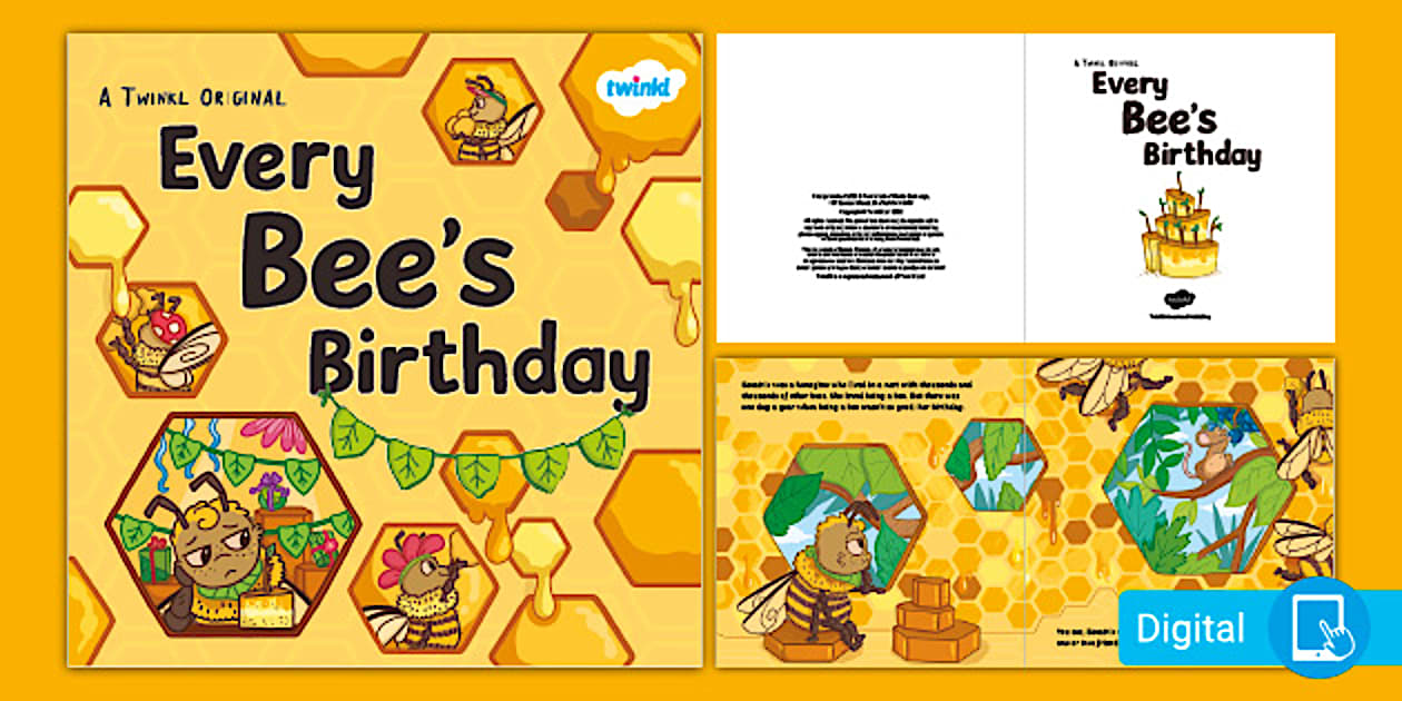 Digital Honey Bee Story for Kindergarten | Twinkl USA