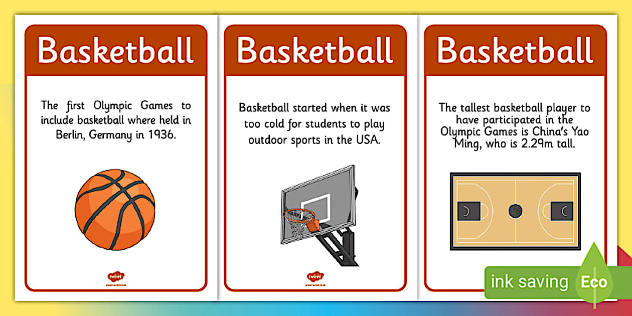 Basketball Facts for Kids | Display Resource | Twinkl