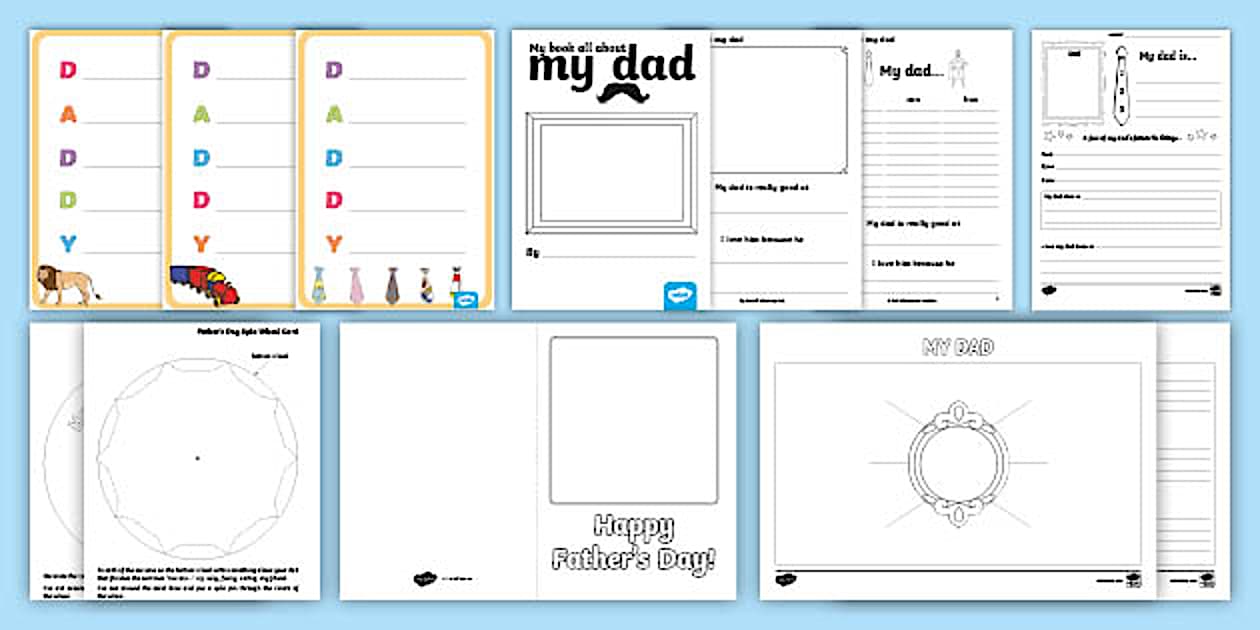 Top 10 Father's Day Resource Pack (teacher made) - Twinkl