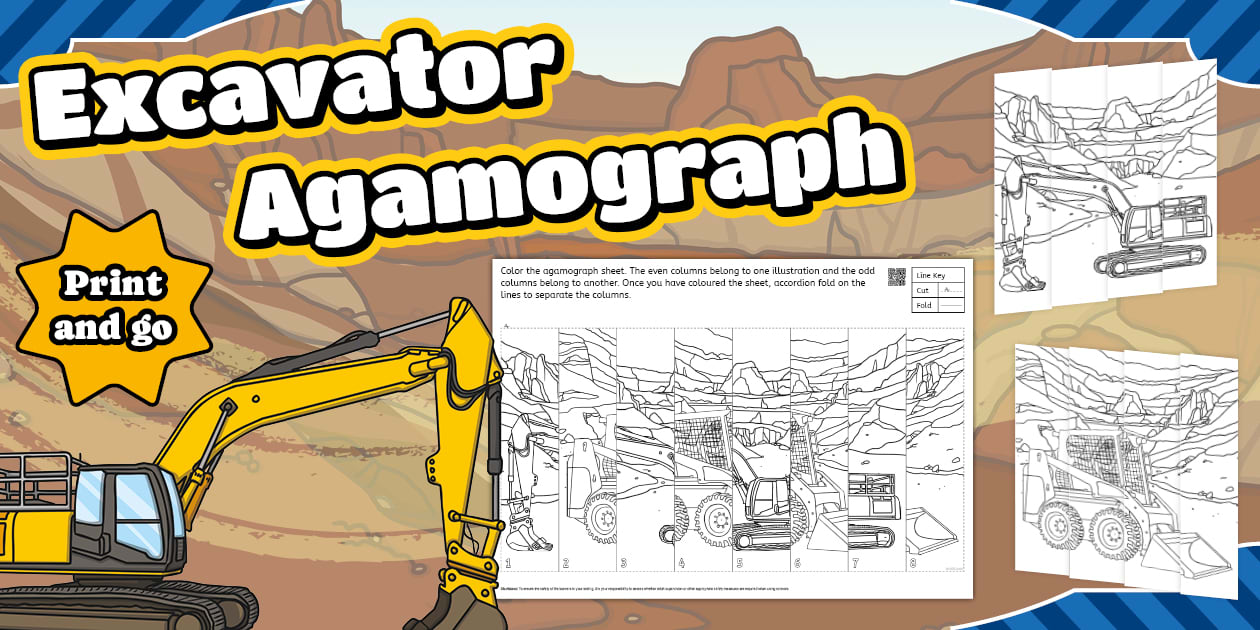 * NEW * Excavator Agamograph