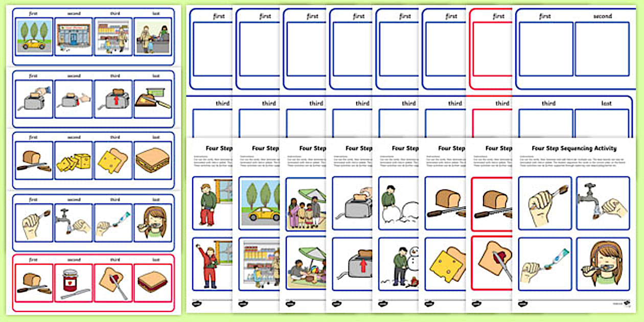 Workstation Pack: Four Step Sequencing Activity Pack