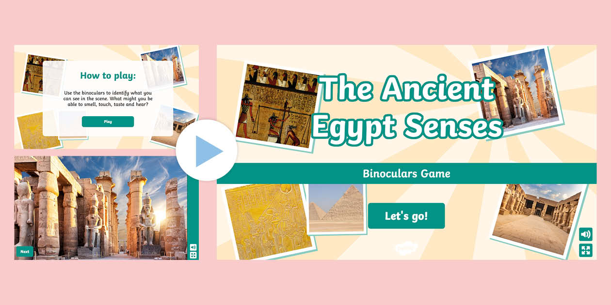 The Ancient Egypt Senses Interactive Binoculars Game
