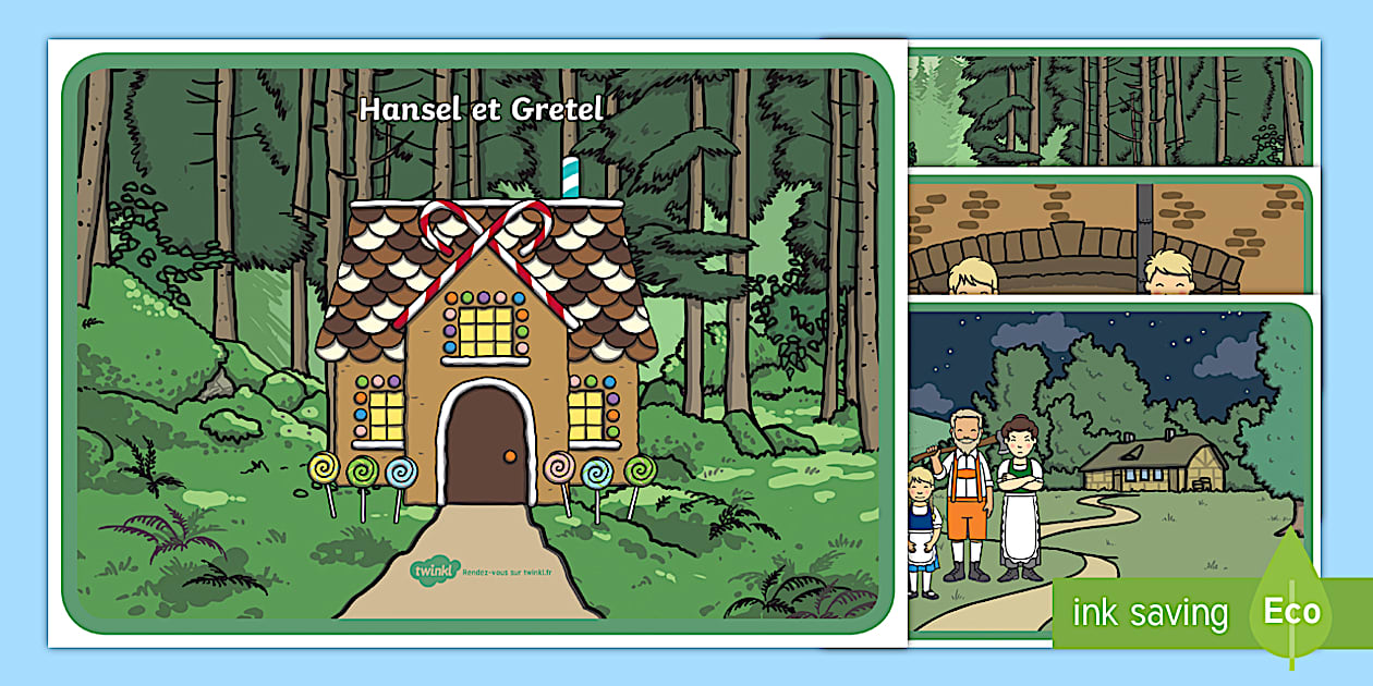 Supports visuels : Hansel et Gretel - Twinkl