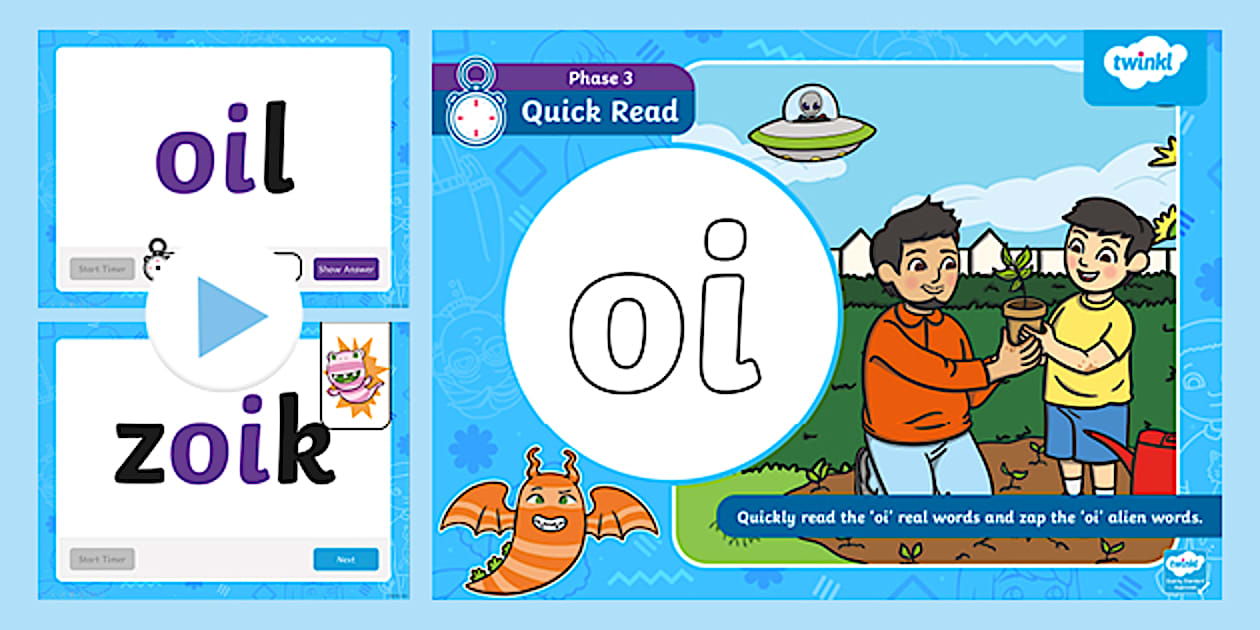 oi Phonics PowerPoint - Primary Resources (teacher made)