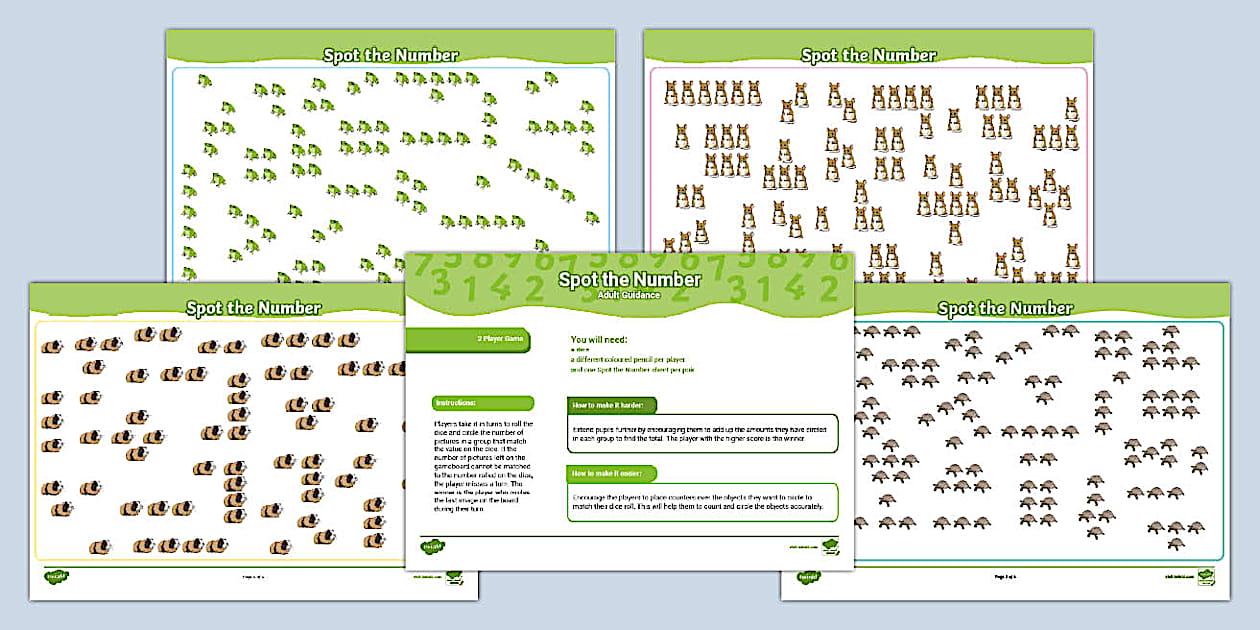👉 KS1 Spot the Number Animal Maths Game (teacher made)