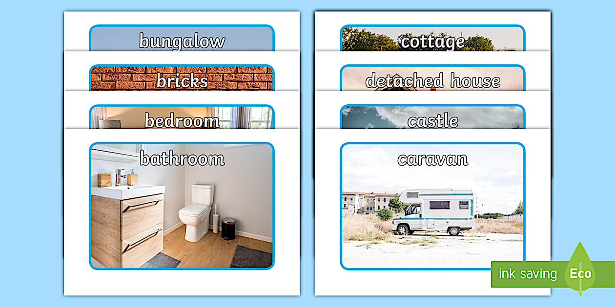 👉 Houses and Homes Display Photos (teacher made) - Twinkl