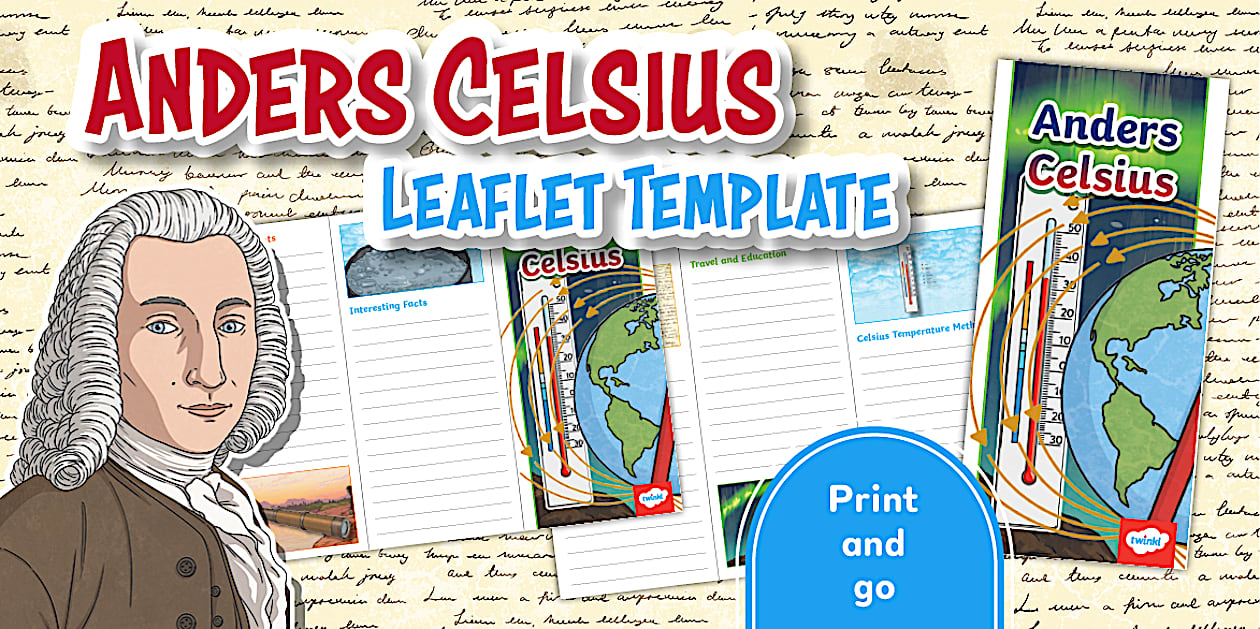 * NEW * Anders Celsius Leaflet Template