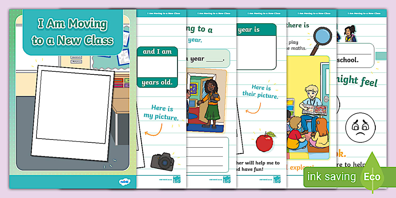 I Am Moving to a New Class: Social Story Template - Twinkl