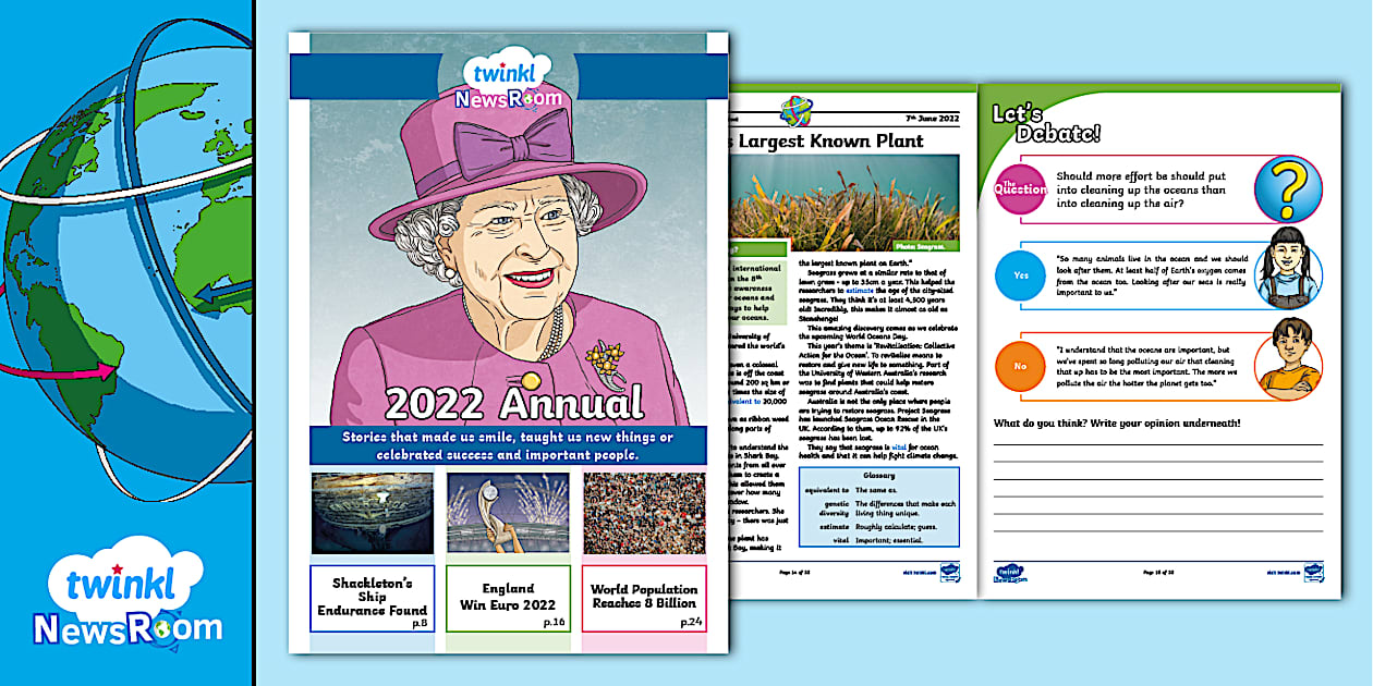 NewsRoom Annual 2022 | News Articles in 2022 (teacher made)