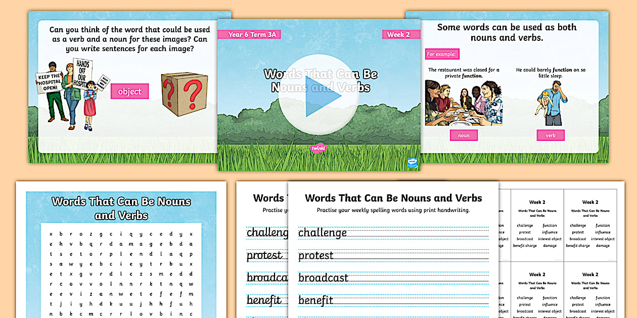 Black and White Year 6 Term 3A Week 2 Spelling Pack - Twinkl