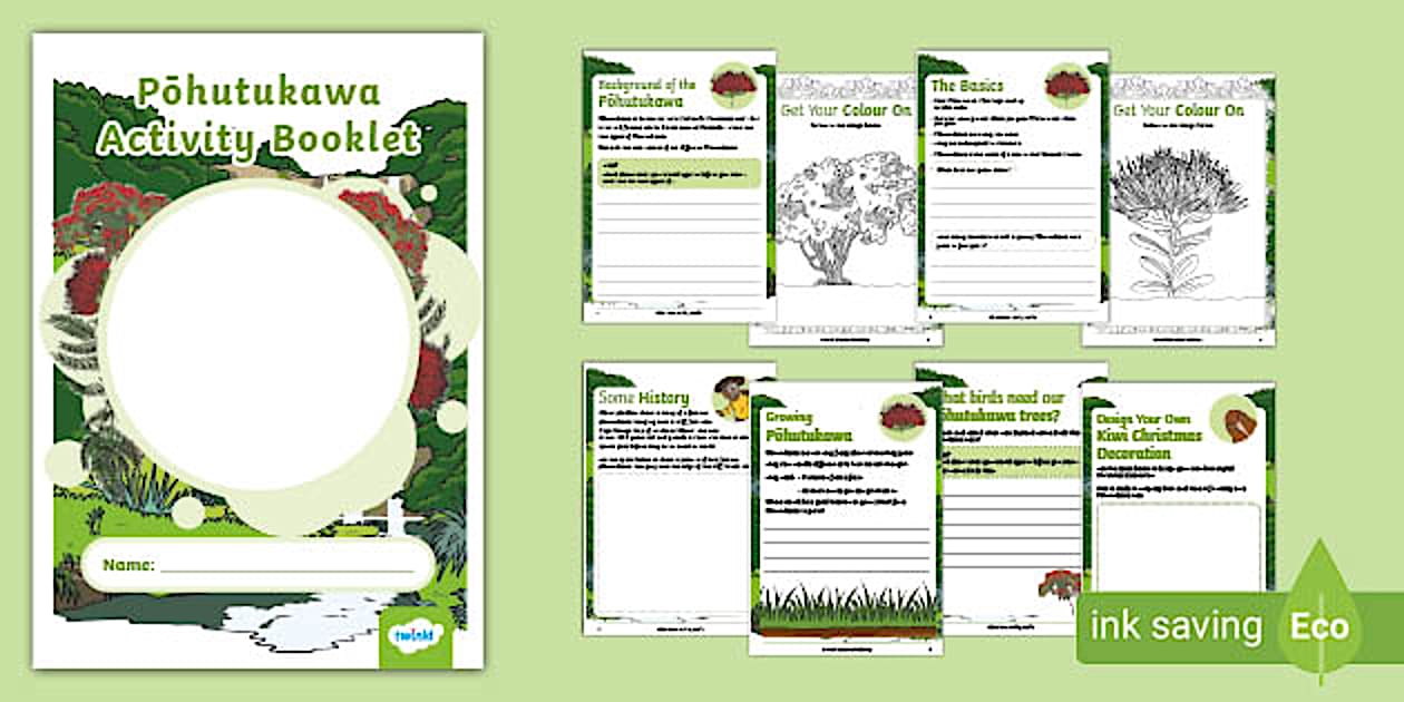 Years 3/4 Christmas Tree New Zealand Pōhutukawa Booklet