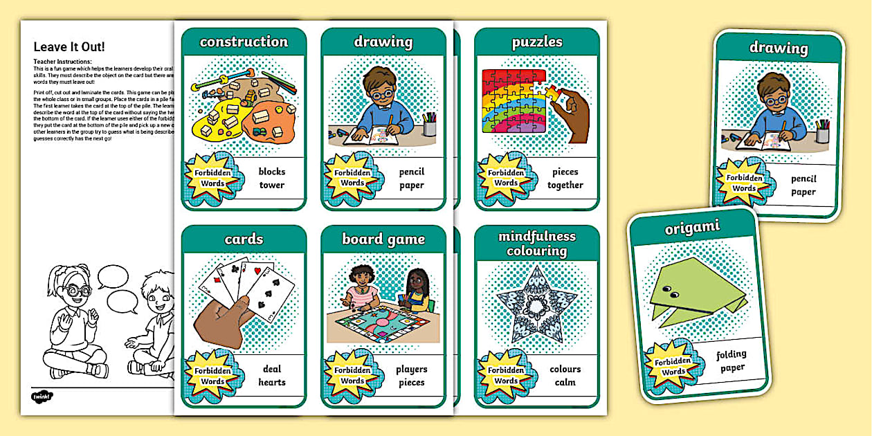 Wet Play Activities Leave It Out Game (Teacher-Made)