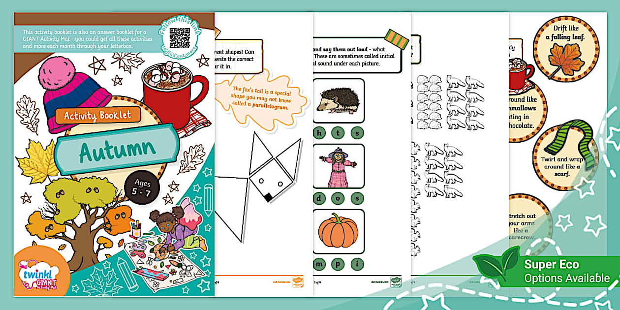Autumn-Themed Activity Booklet - GAM (teacher made) - Twinkl