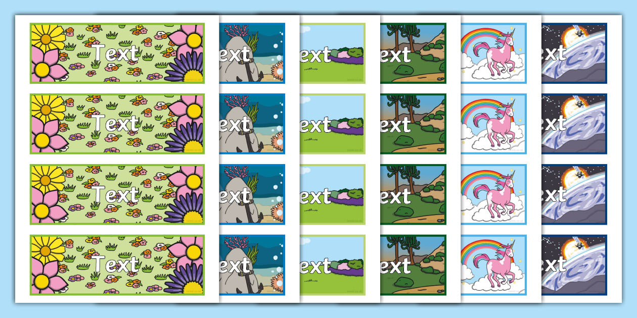 Editable Classroom Label Templates - Twinkl