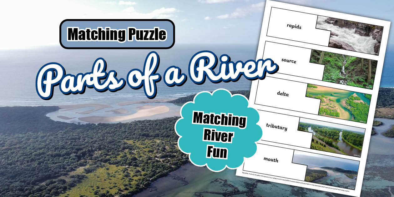 Parts of a River Matching Puzzle
