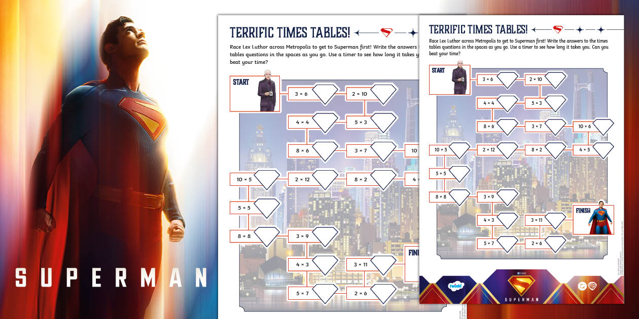 FREE! - 👉 Superman: Lex Luthor's Terrific Times Tables