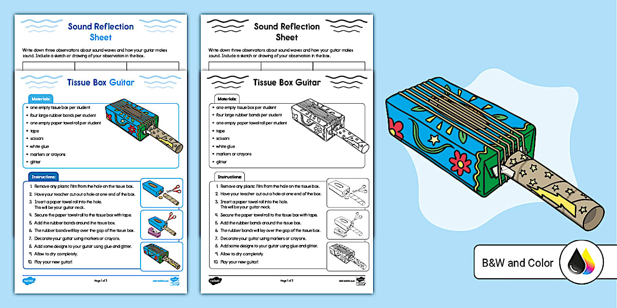 Sound And Vibration Worksheets For First Grade | Twinkl USA