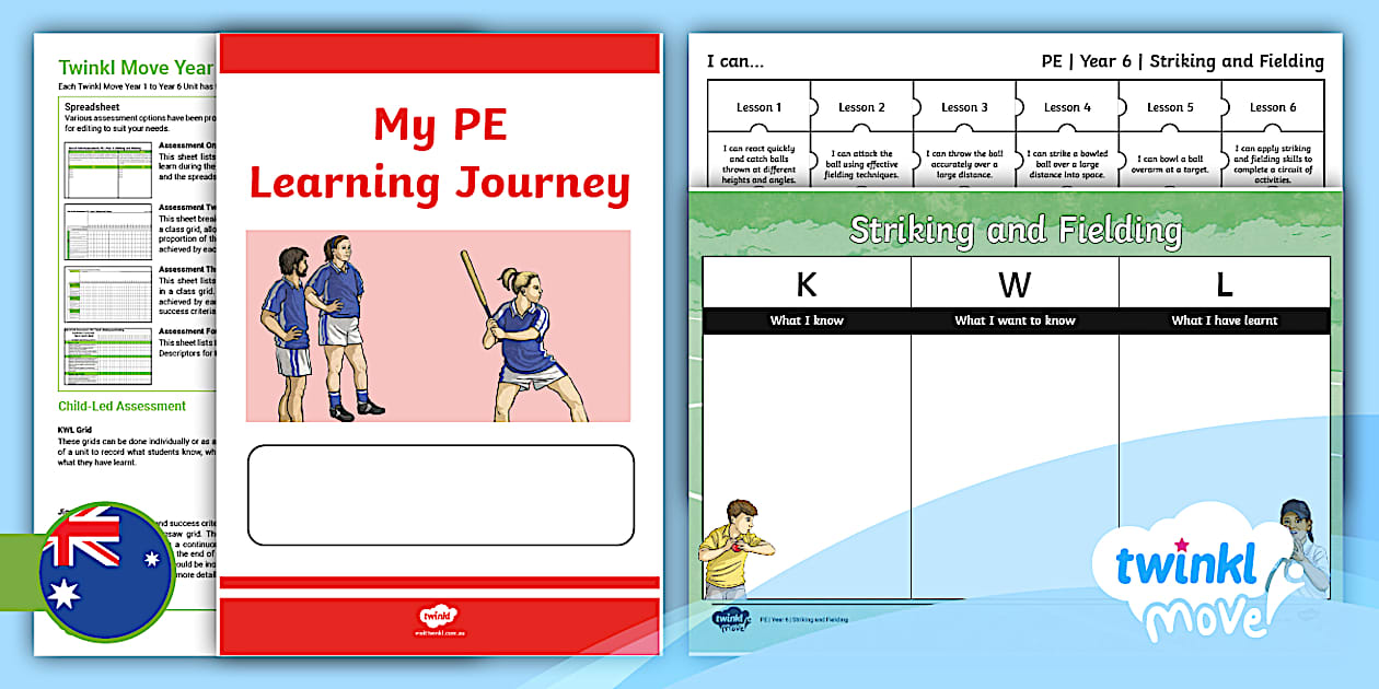 Move PE Year 6 Striking and Fielding Assessment Pack